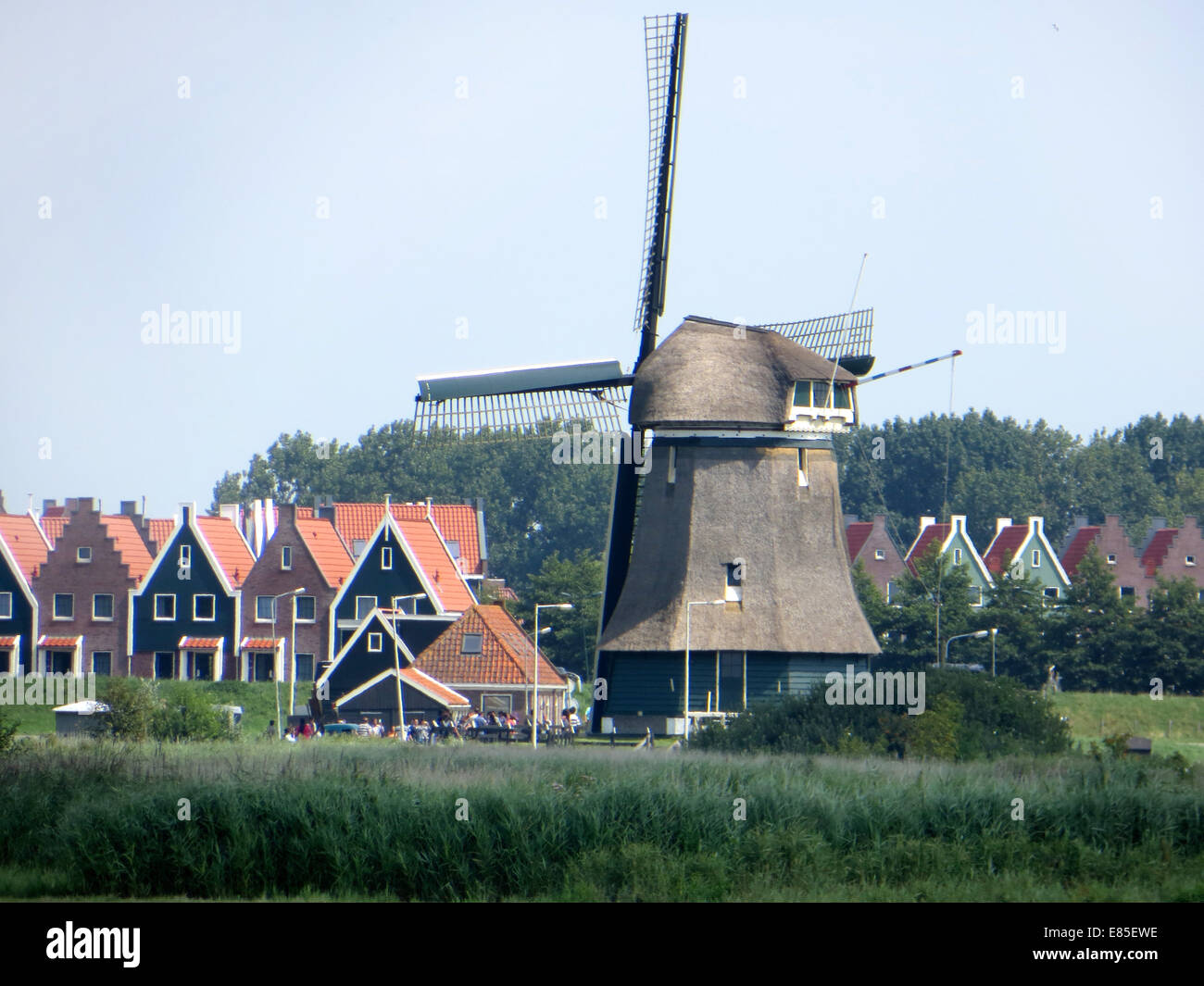Wind Mill of Edam/ Volendam Stock Photo - Alamy
