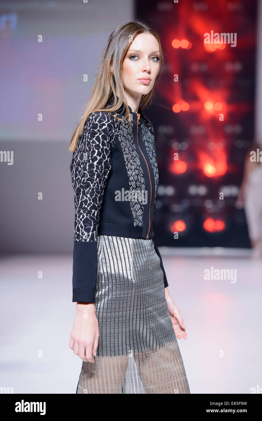 SYDNEY, AUSTRALIA - SEPTEMBER 27: A model showcases designs for Ginger ...