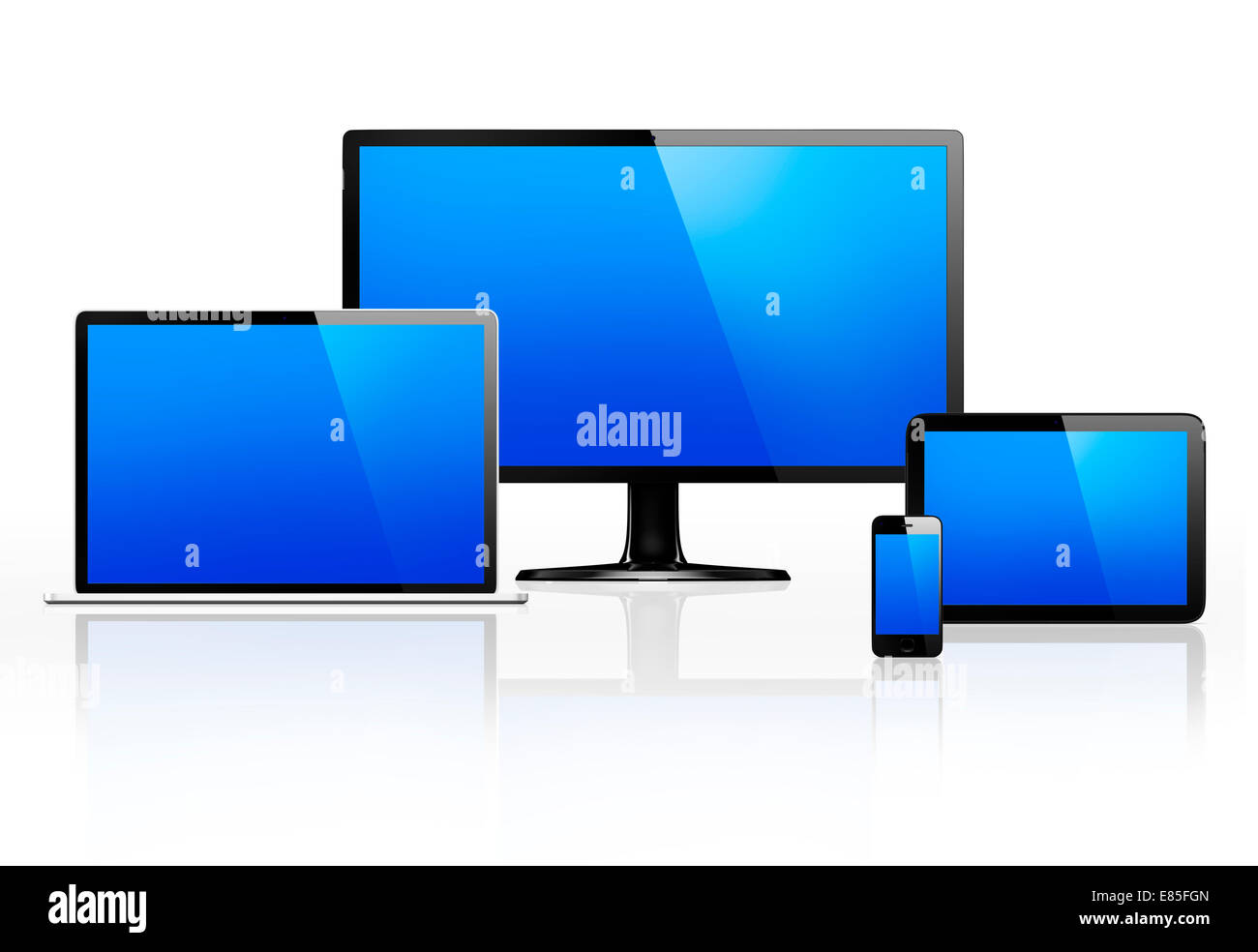 Electronic devices isolated on Cut Out Stock Images & Pictures - Alamy