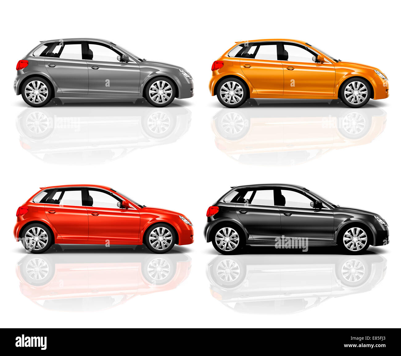 3d model set Cut Out Stock Images & Pictures - Alamy