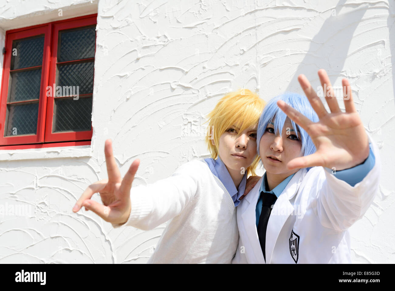 Japanese anime character cosplay girls Stock Photo - Alamy