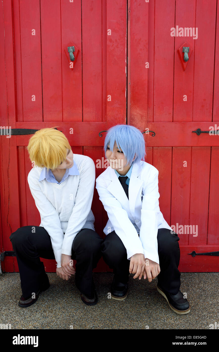 Japanese anime character cosplay girls Stock Photo - Alamy