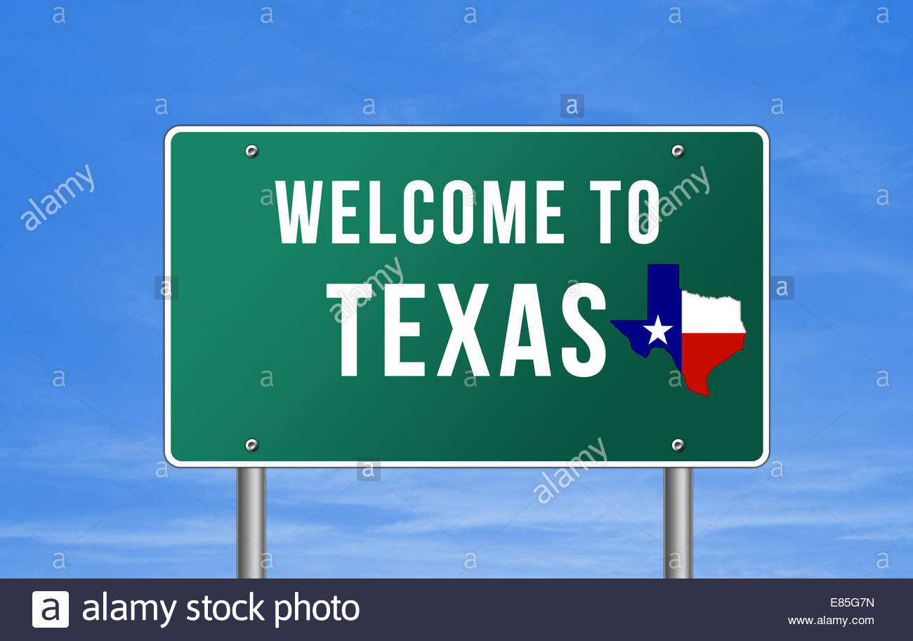 Texas Road Sign Stock Photos & Texas Road Sign Stock Images - Alamy