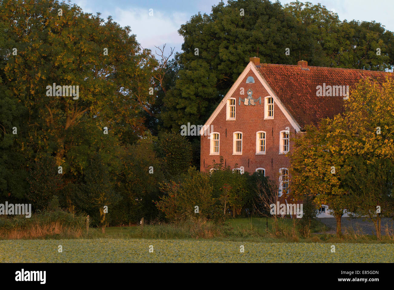 farm house in northern Germany Stock Photo - Alamy
