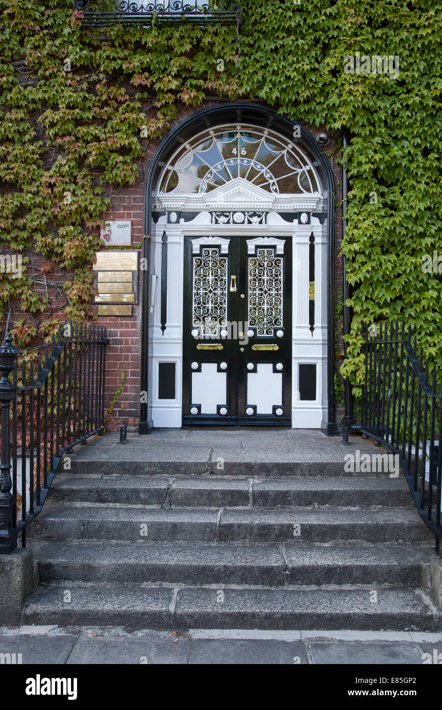 Georgian Door, Fitzwilliam Square; Dublin, Ireland Stock Photo - Alamy