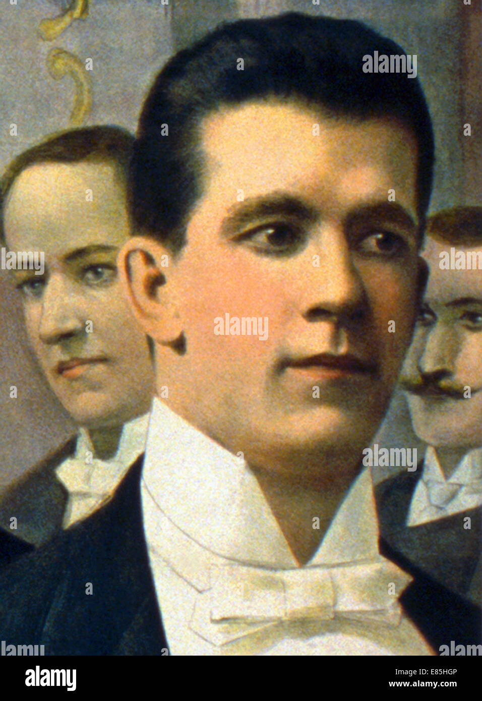 Vintage portrait of American boxer James J Corbett (1866 - 1933 ...