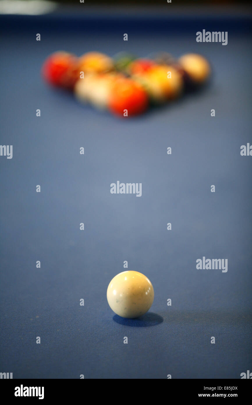 A pool table Stock Photo - Alamy