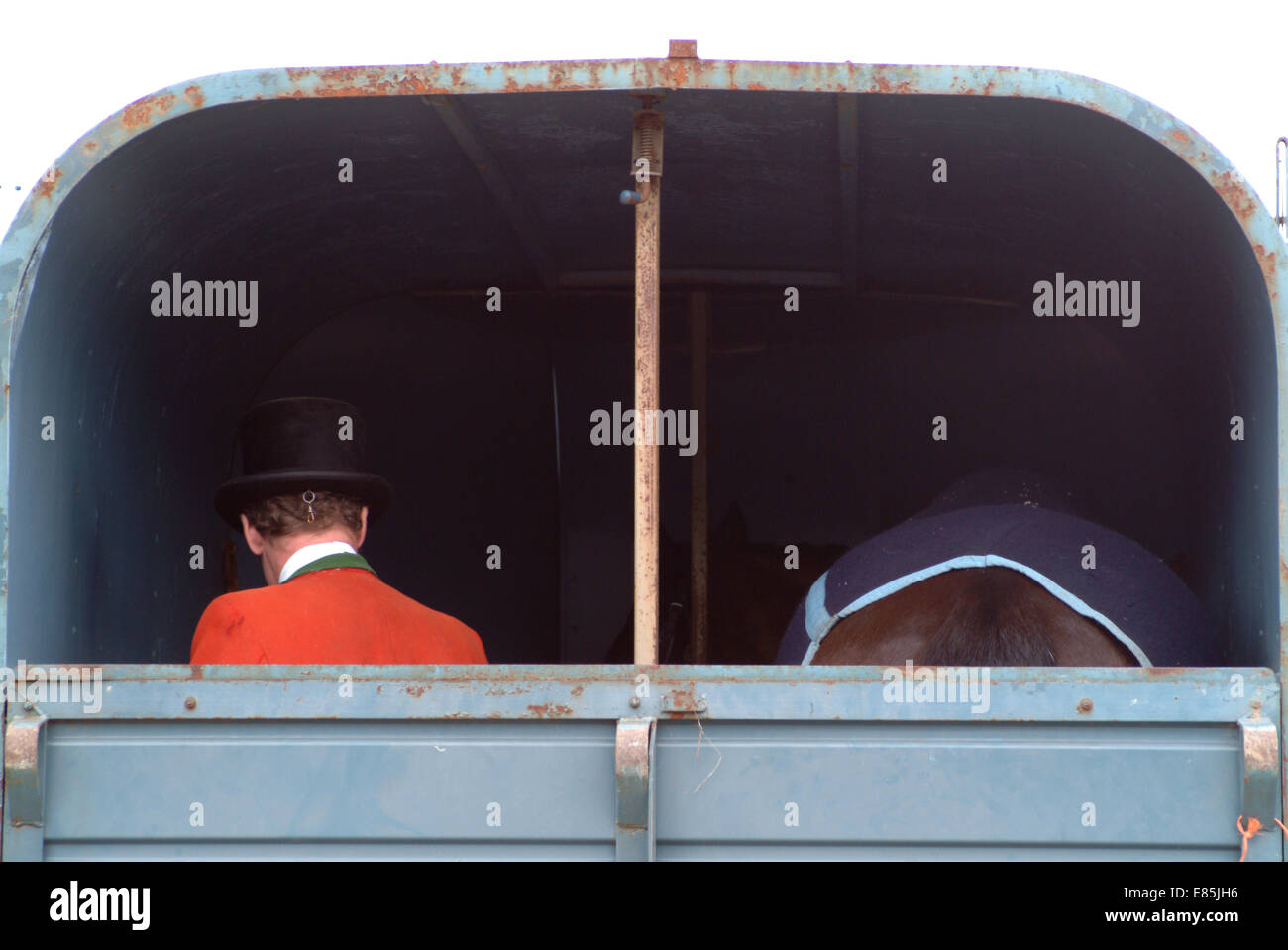 A man and a horse Stock Photo - Alamy