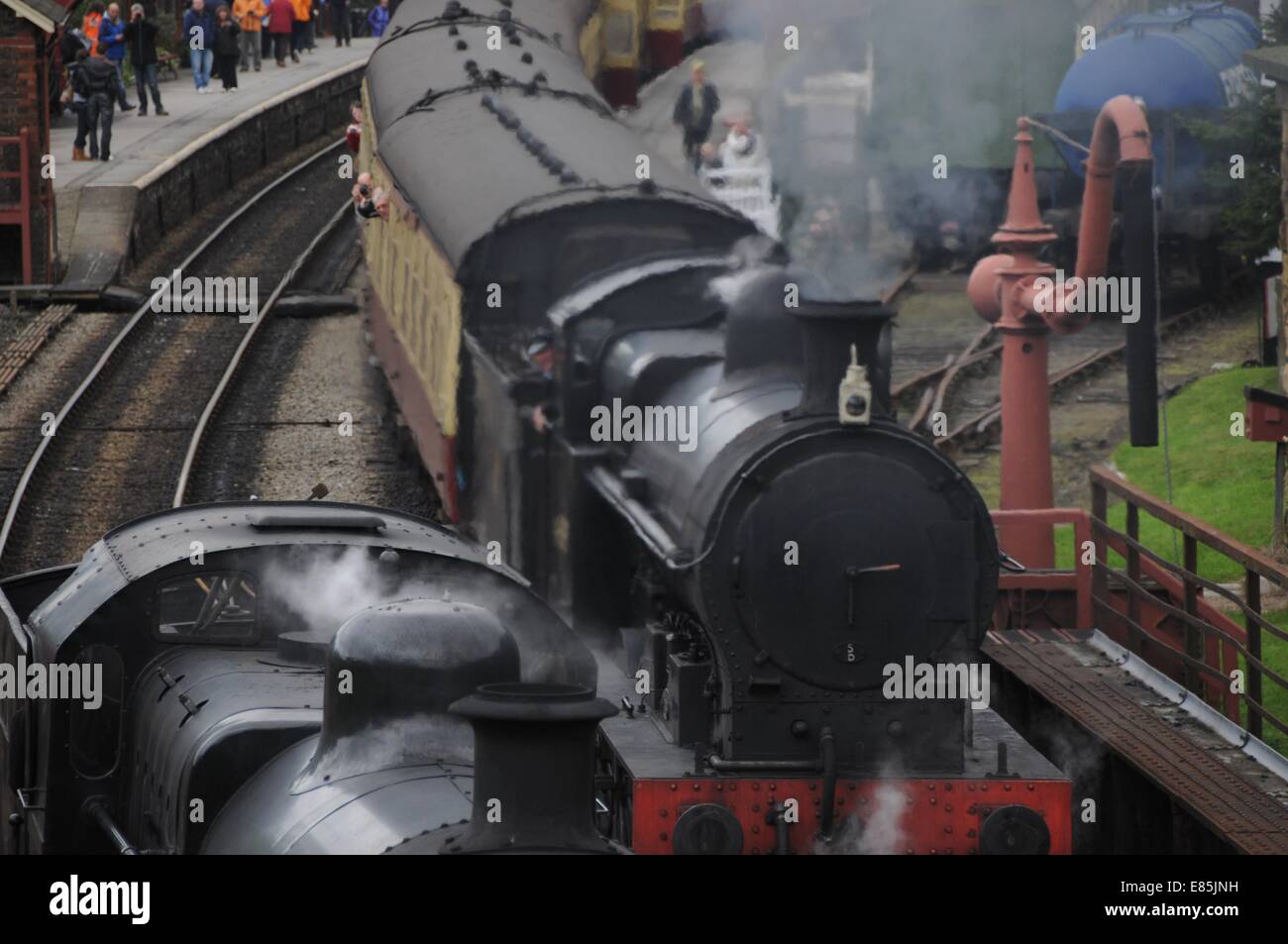 Historic steam train Stock Photo - Alamy