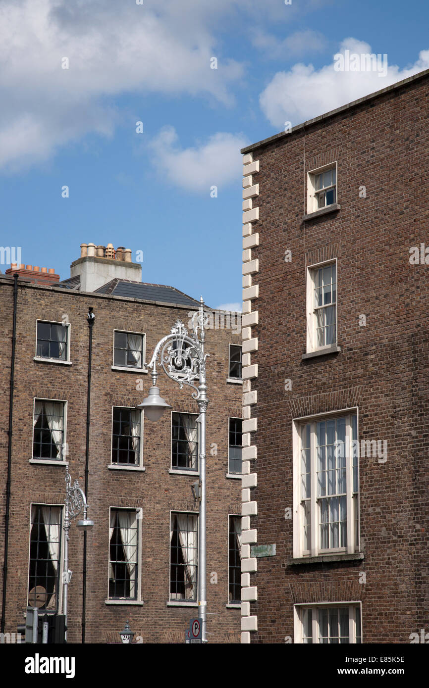 Georgian Architecture, Mount Street Upper, Dublin, Ireland Stock Photo ...