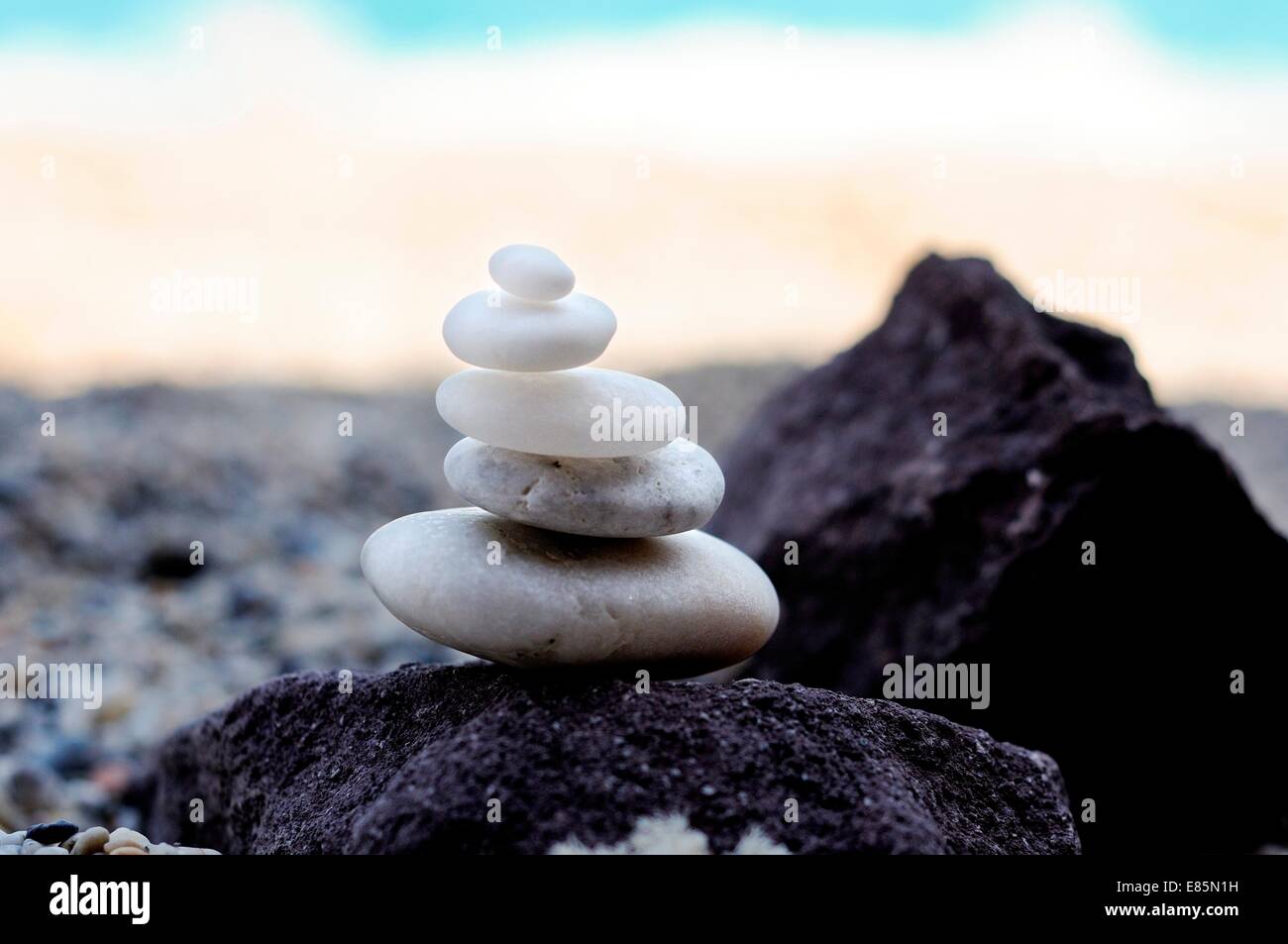 Stacked up rocks Stock Photo - Alamy