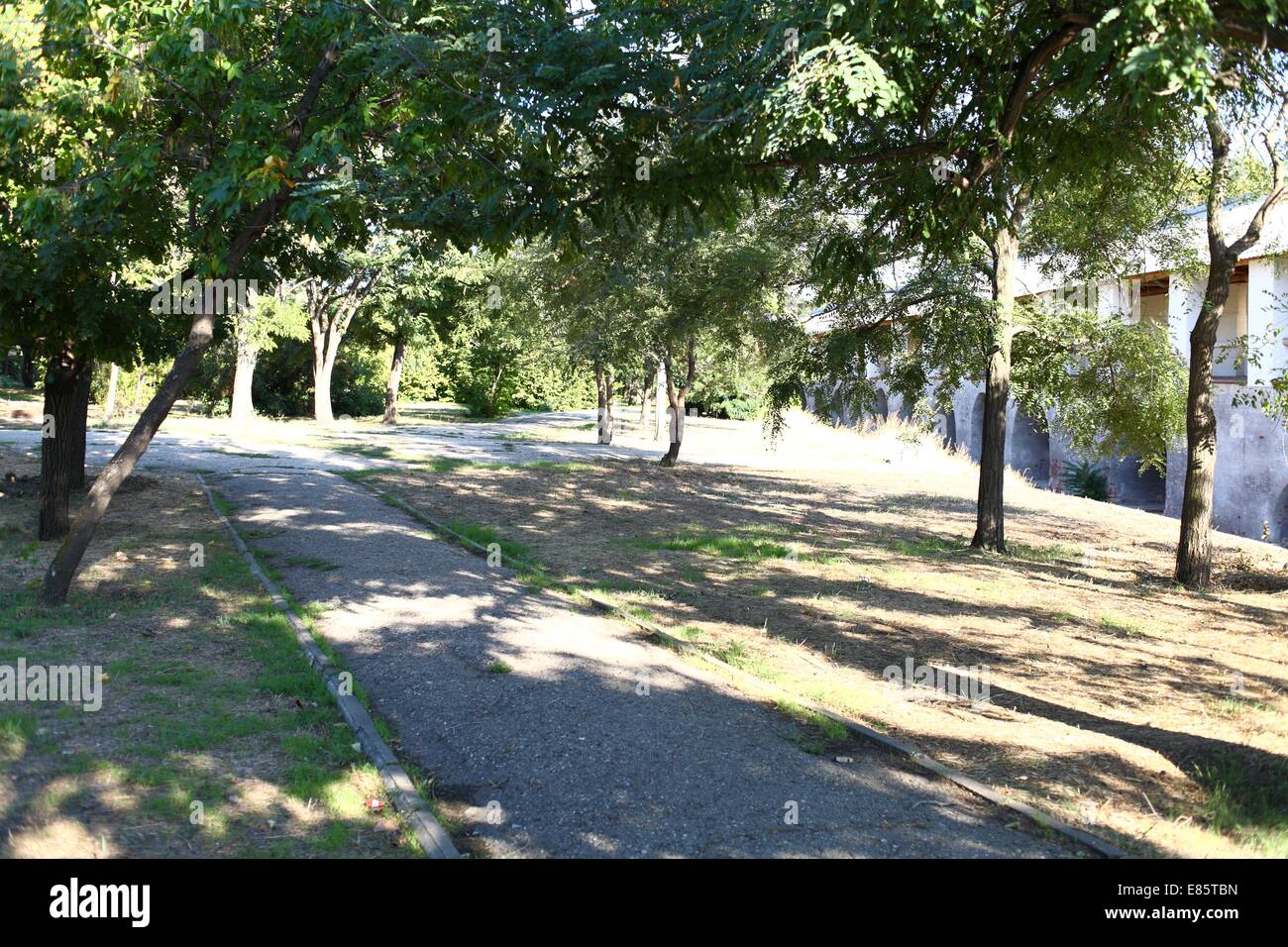 Path in a park Stock Photo - Alamy