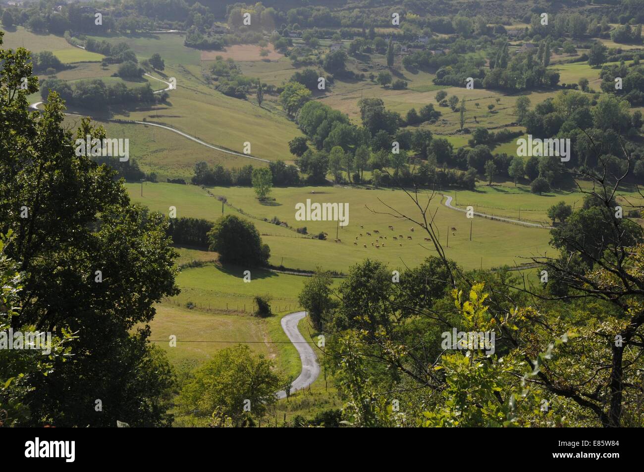 View of the countryside Stock Photo - Alamy