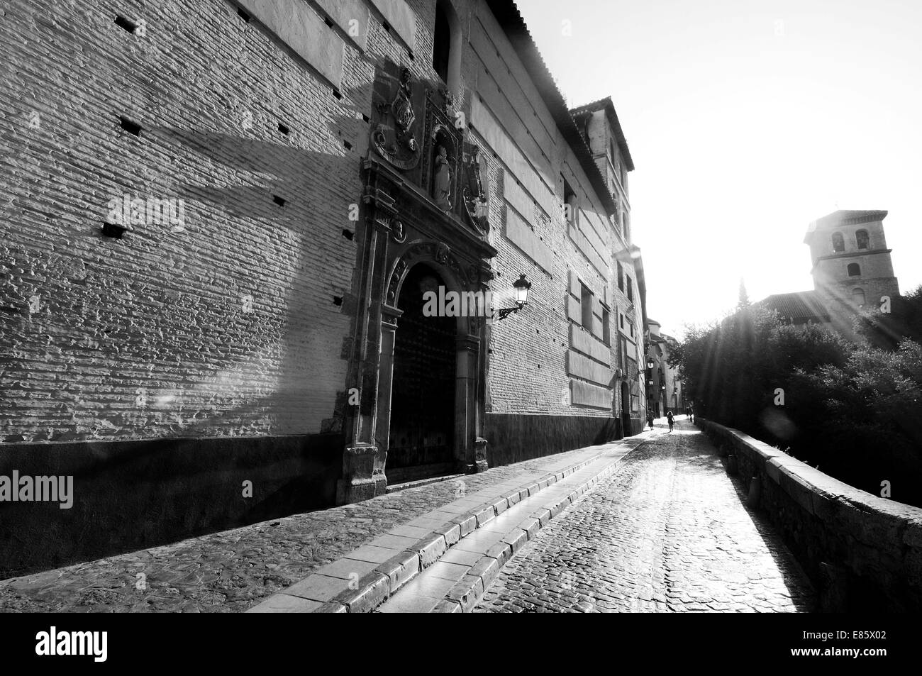 Side archway Black and White Stock Photos & Images - Alamy