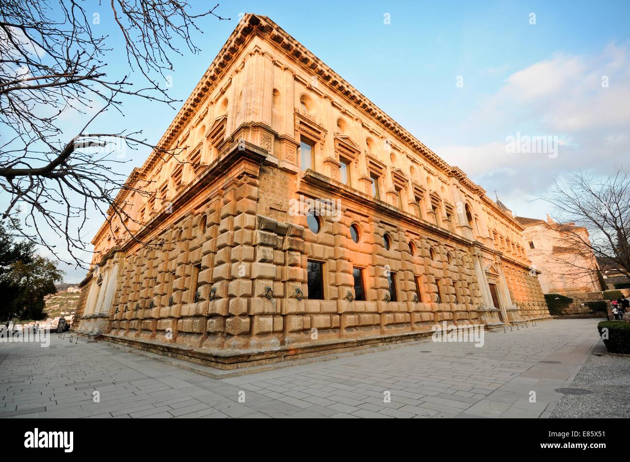 Corner of a stone building Stock Photo - Alamy
