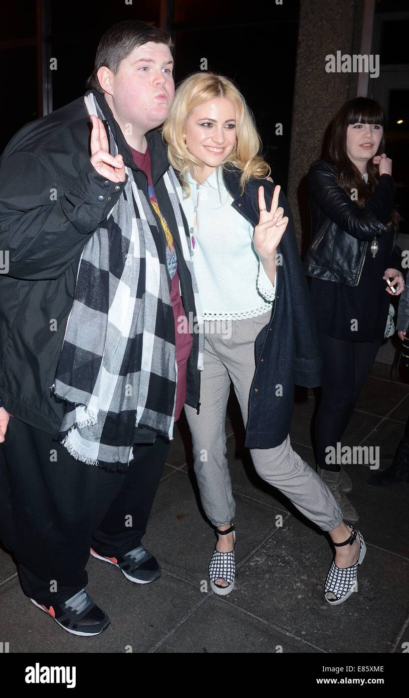 Celebrities at the RTE studios for The Late Late Show Featuring: Pixie ...