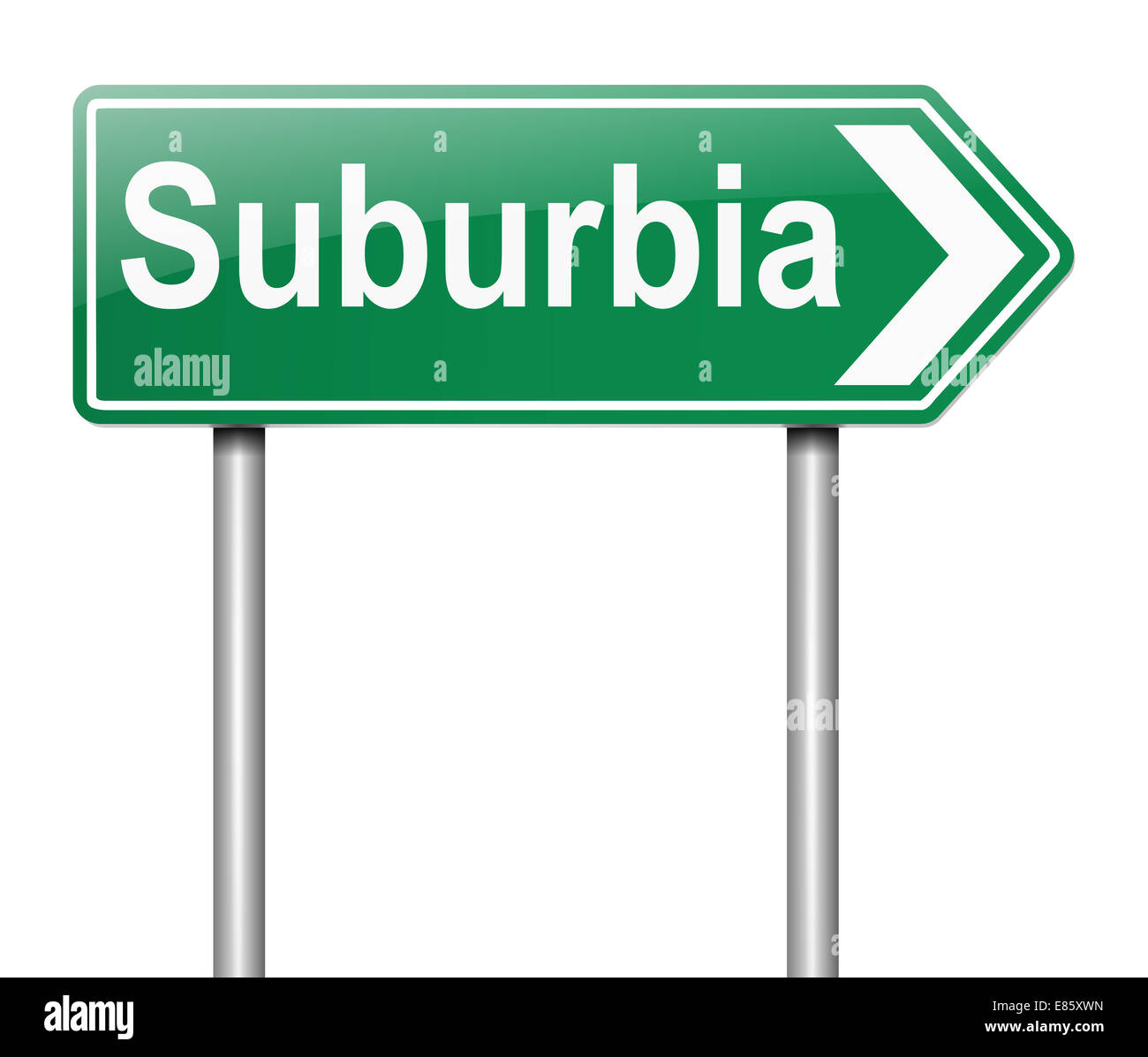 Suburb suburbia Cut Out Stock Images & Pictures - Alamy