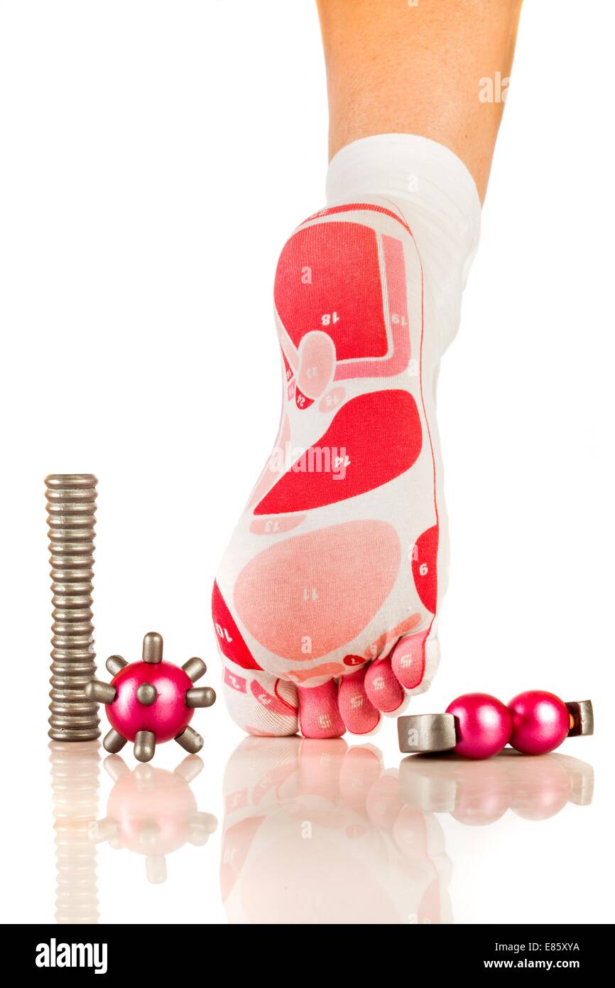 Massage of leg. Health and beauty Stock Photo - Alamy
