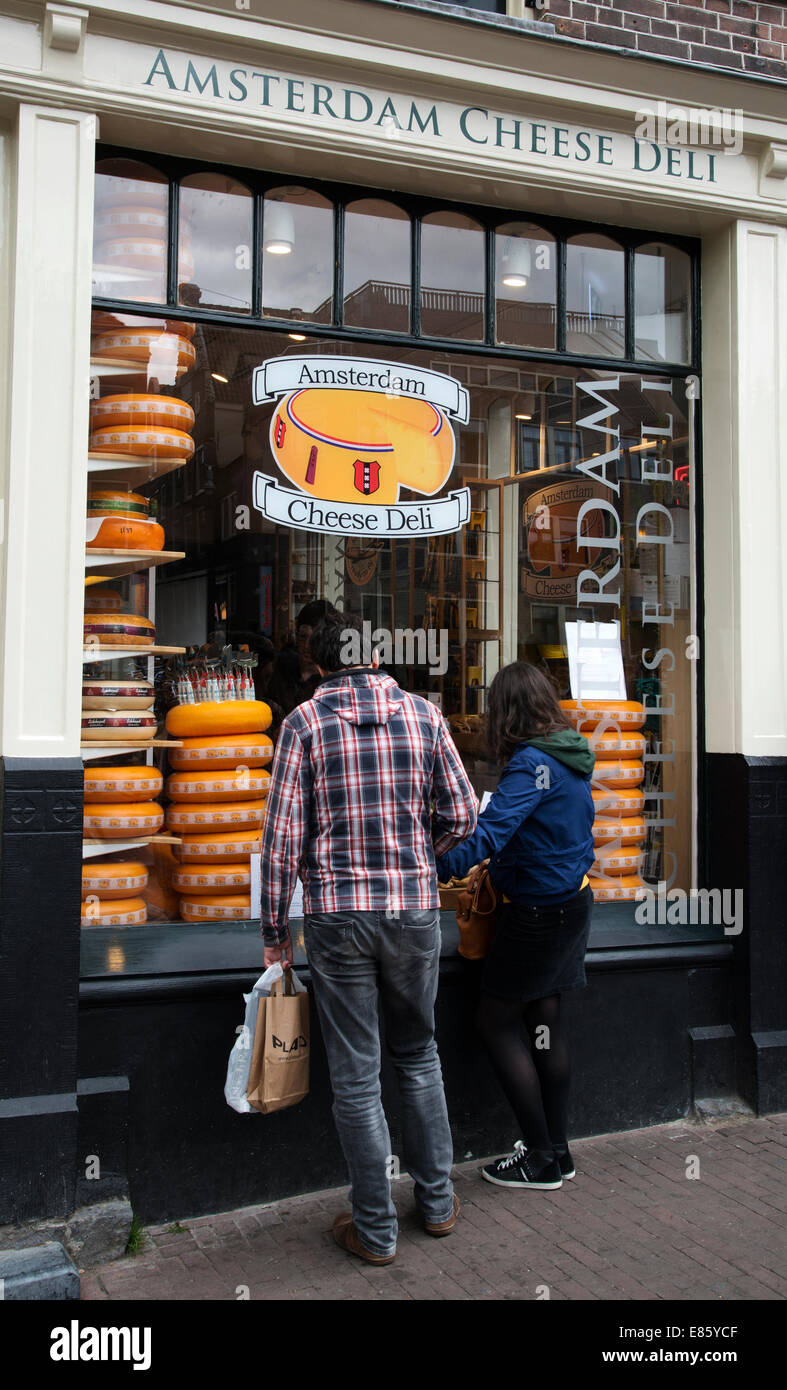A shop selling local cheese, Amsterdam, the Netherlands Stock Photo - Alamy