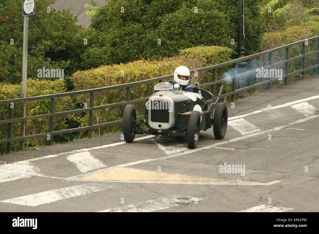 Cars racing at the Angouleme around the Ramparts race meeting 2014 at ...