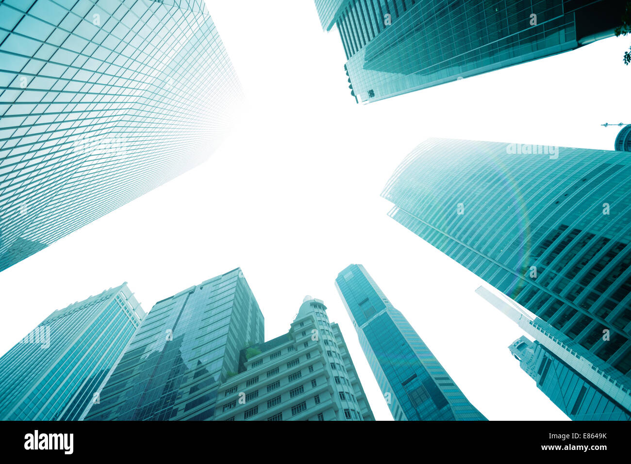 Tops of skyscrapers hi-res stock photography and images - Alamy