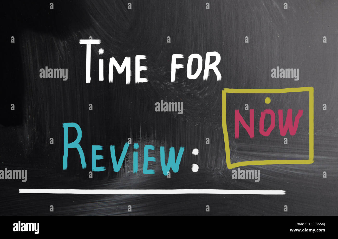 time for review concept Stock Photo - Alamy