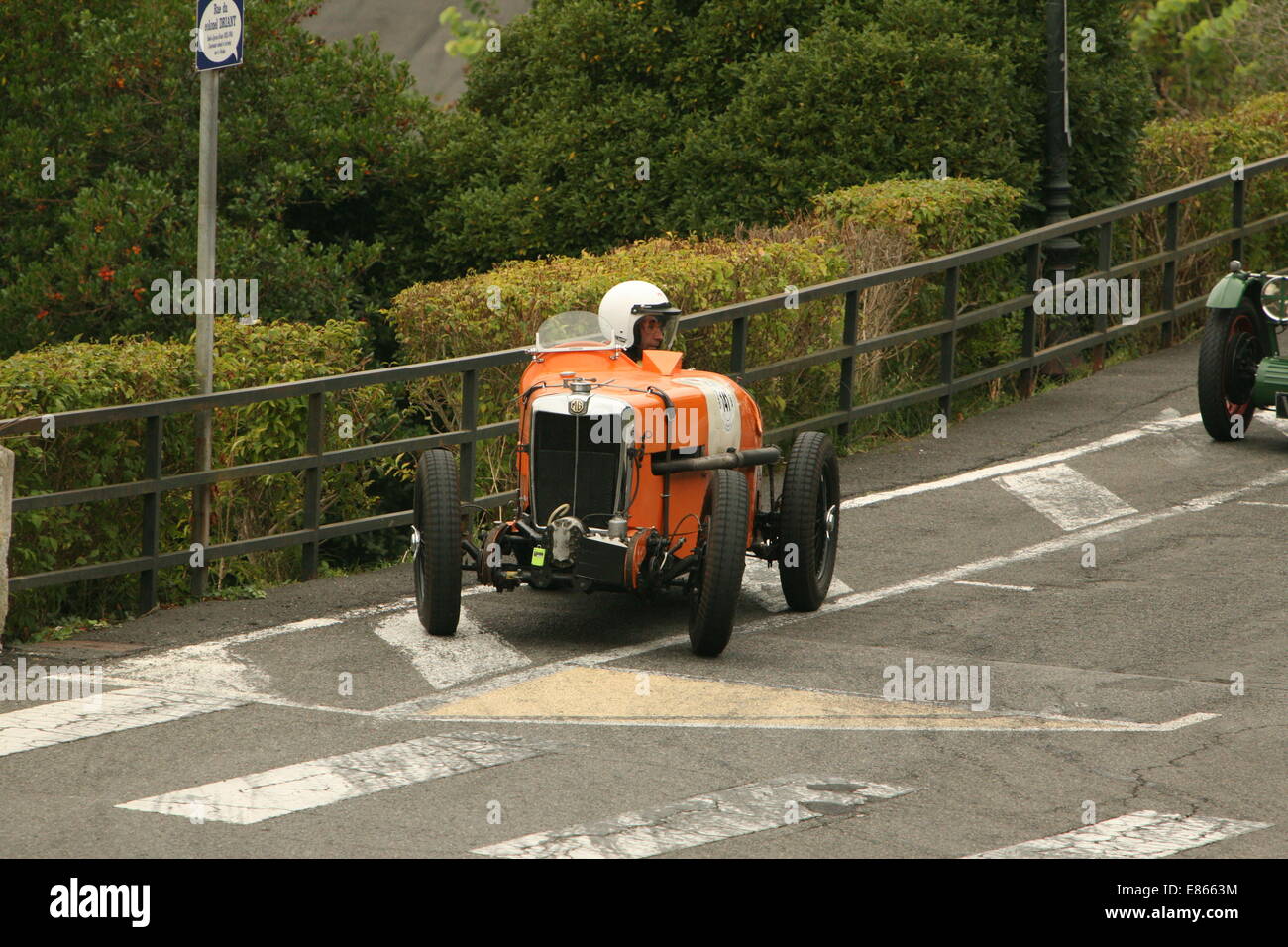 Cars racing at the Angouleme around the Ramparts race meeting 2014 at ...