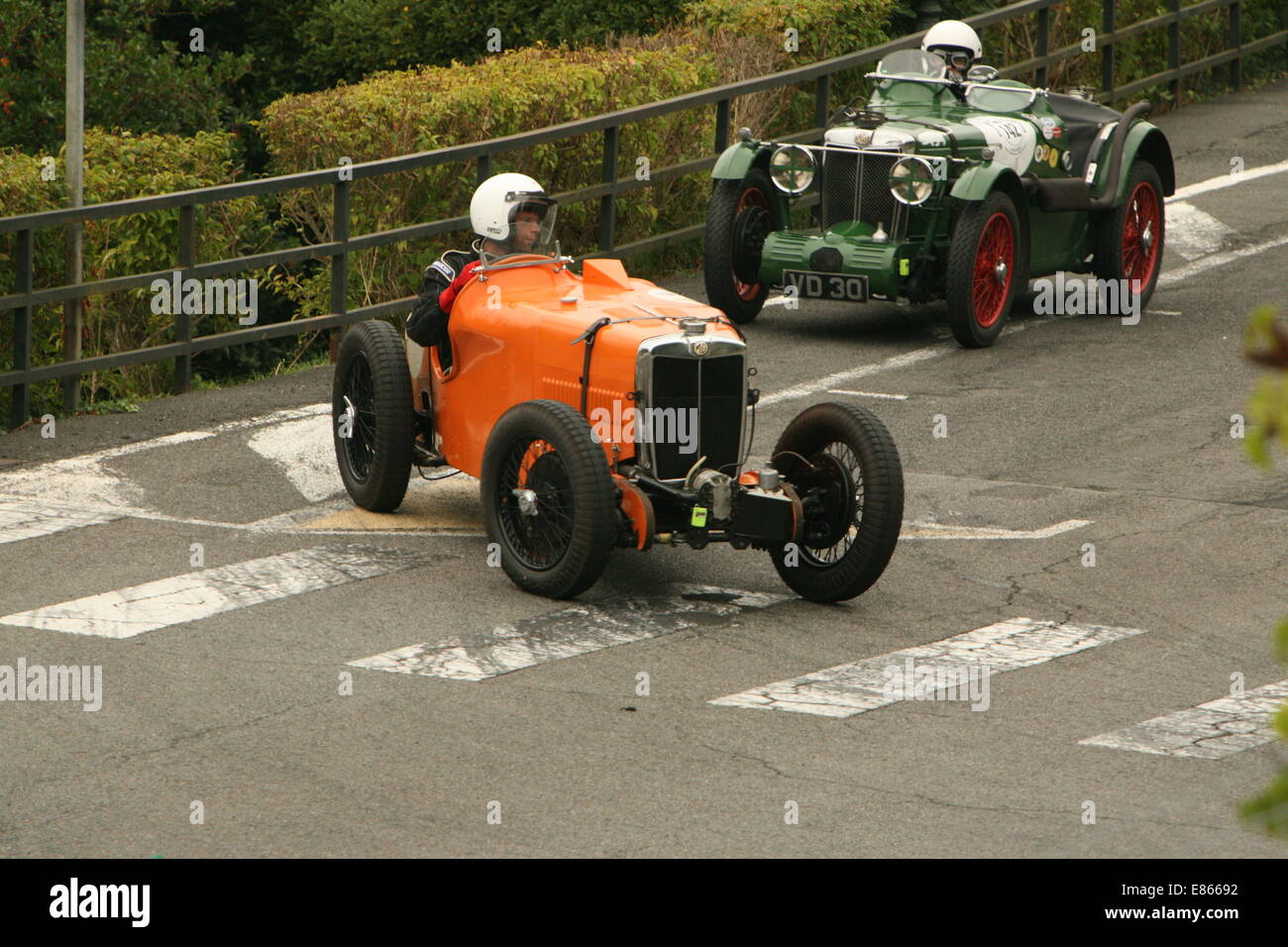 Cars racing at the Angouleme around the Ramparts race meeting 2014 at ...