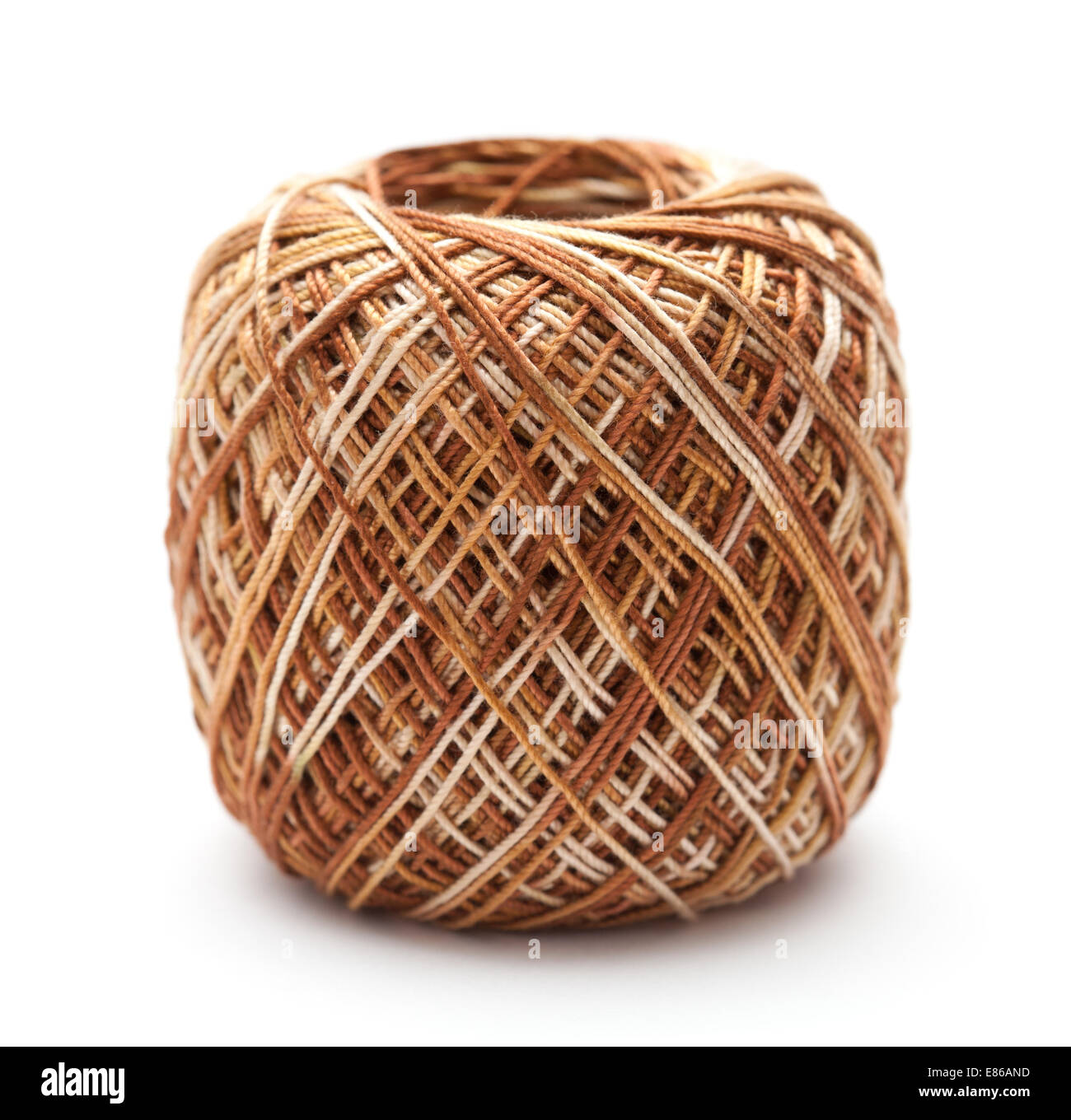 mercerised cotton crochet yarn isolated Stock Photo - Alamy