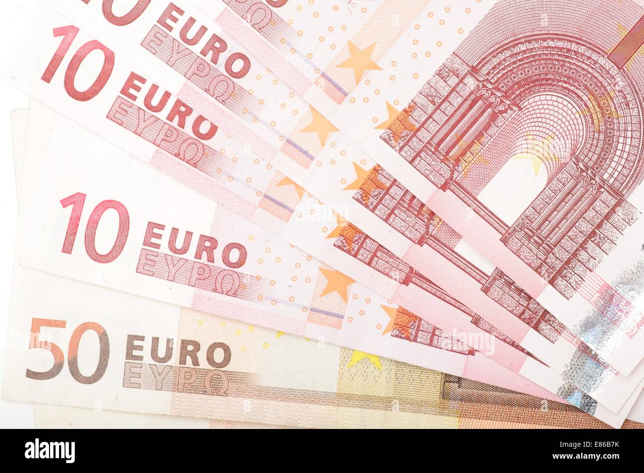 background of euros Stock Photo - Alamy