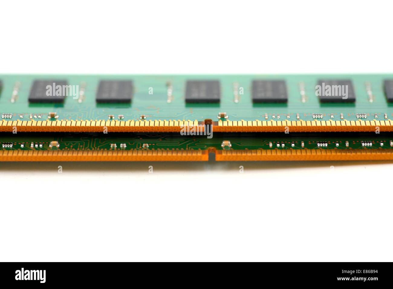 Computer memory isolated on white Stock Photo - Alamy