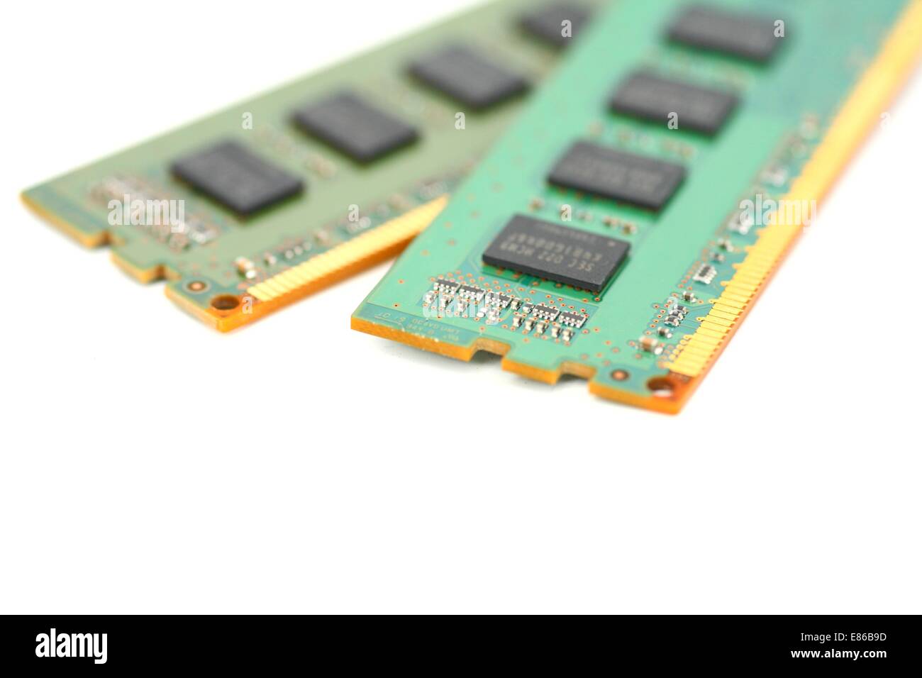 Computer memory isolated on white Stock Photo - Alamy