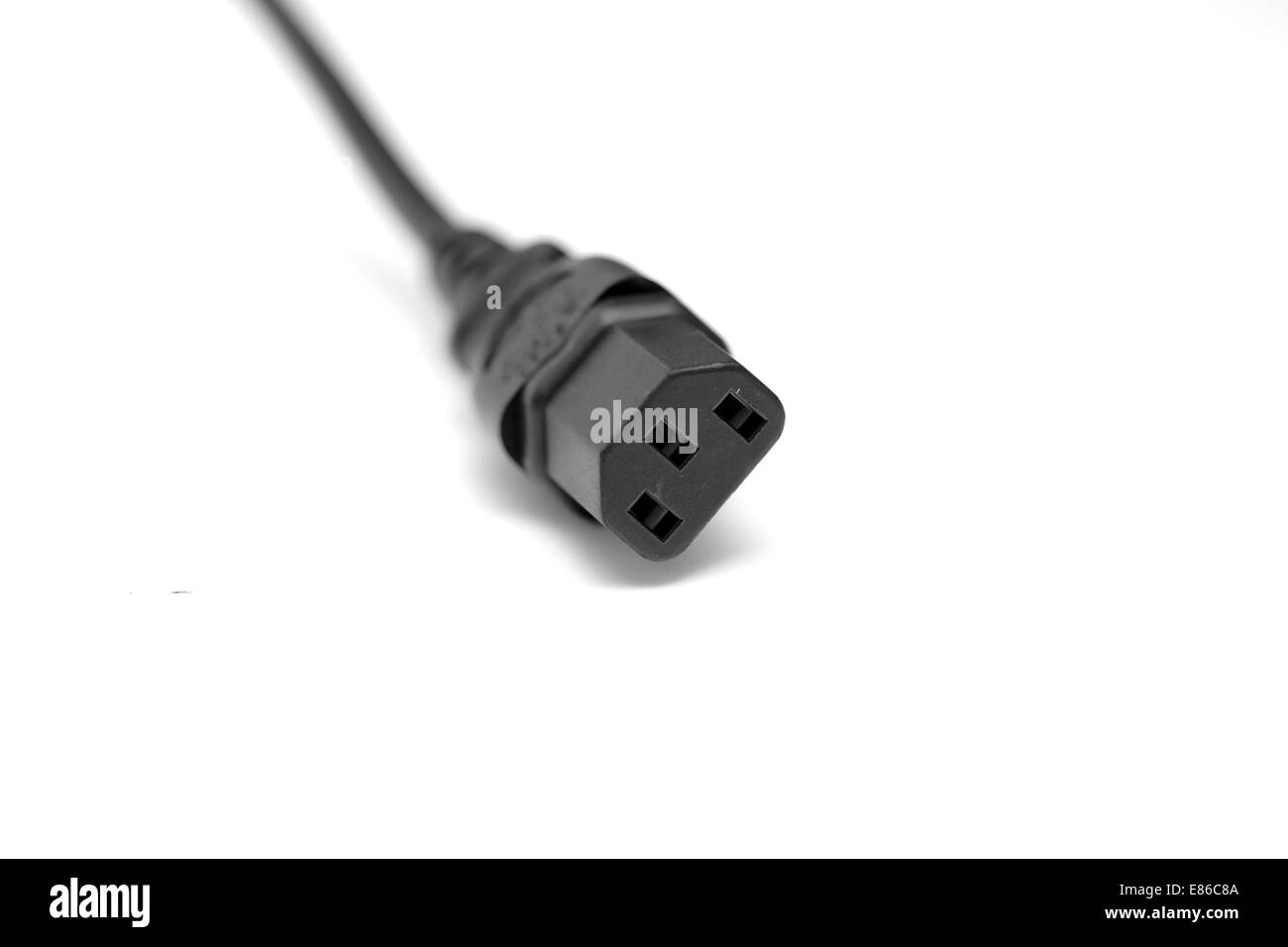 red electric plug isolated on white background Stock Photo - Alamy