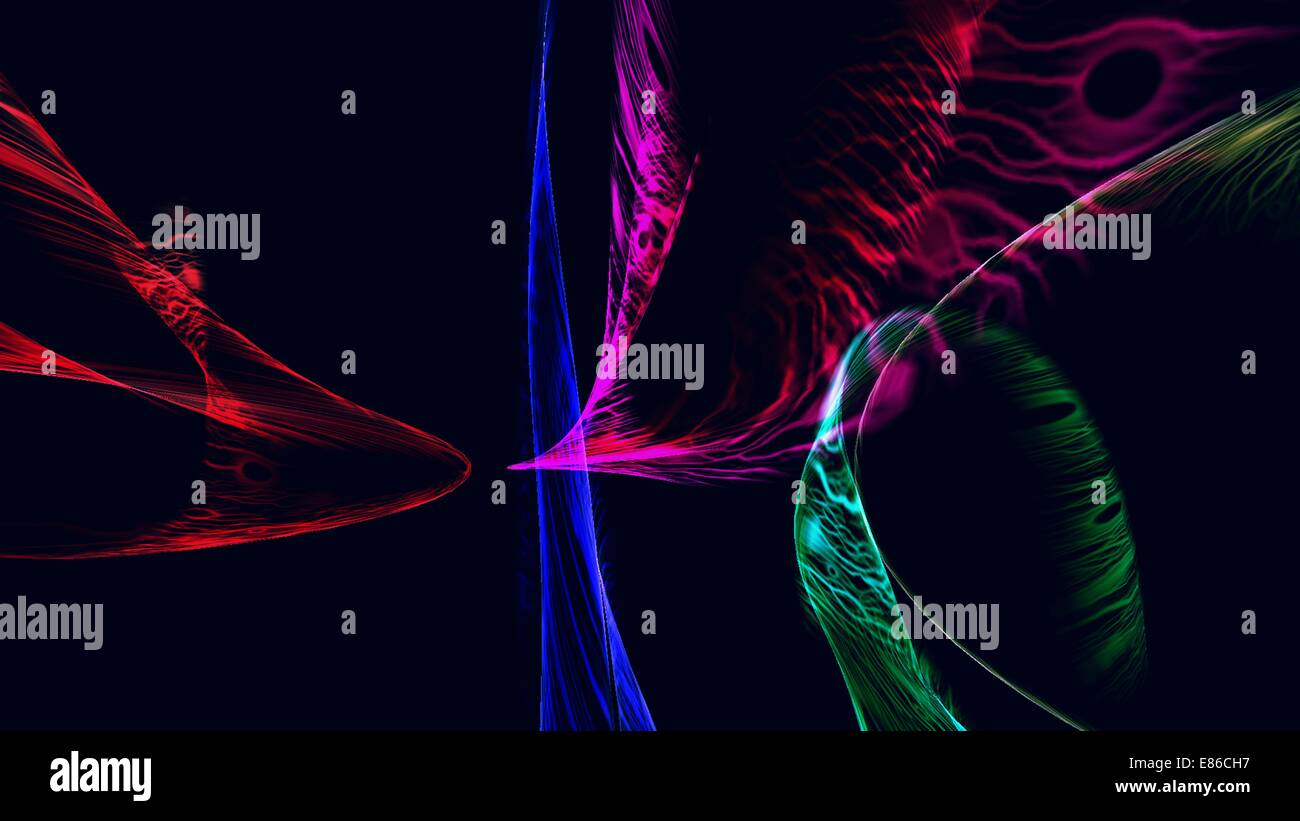 abstract light pattern red and blue with motion blur Stock Photo - Alamy