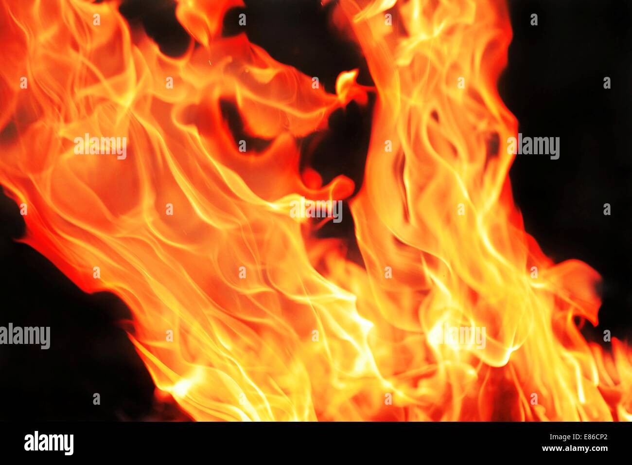 background of the red and yellow fire Stock Photo - Alamy