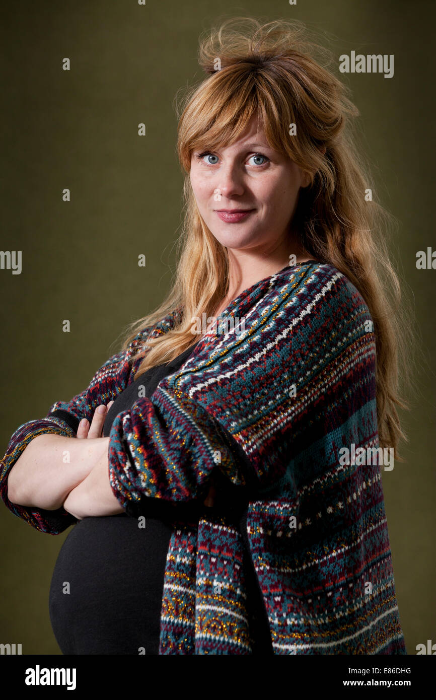 Anna Whitwham, novelist, at the Edinburgh International Book Festival ...
