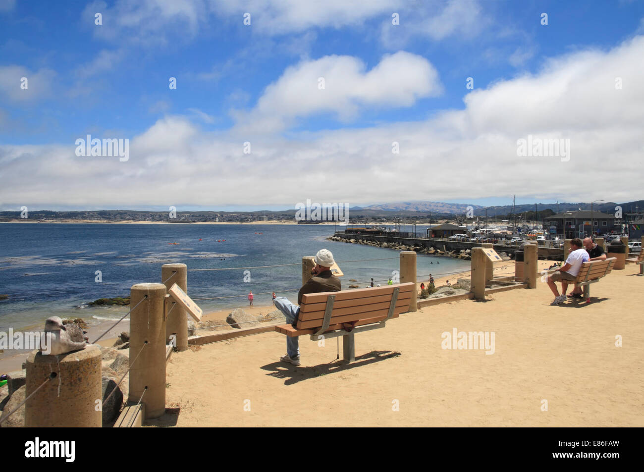Monterey Beach, Pacific Coast, California, USA Stock Photo - Alamy