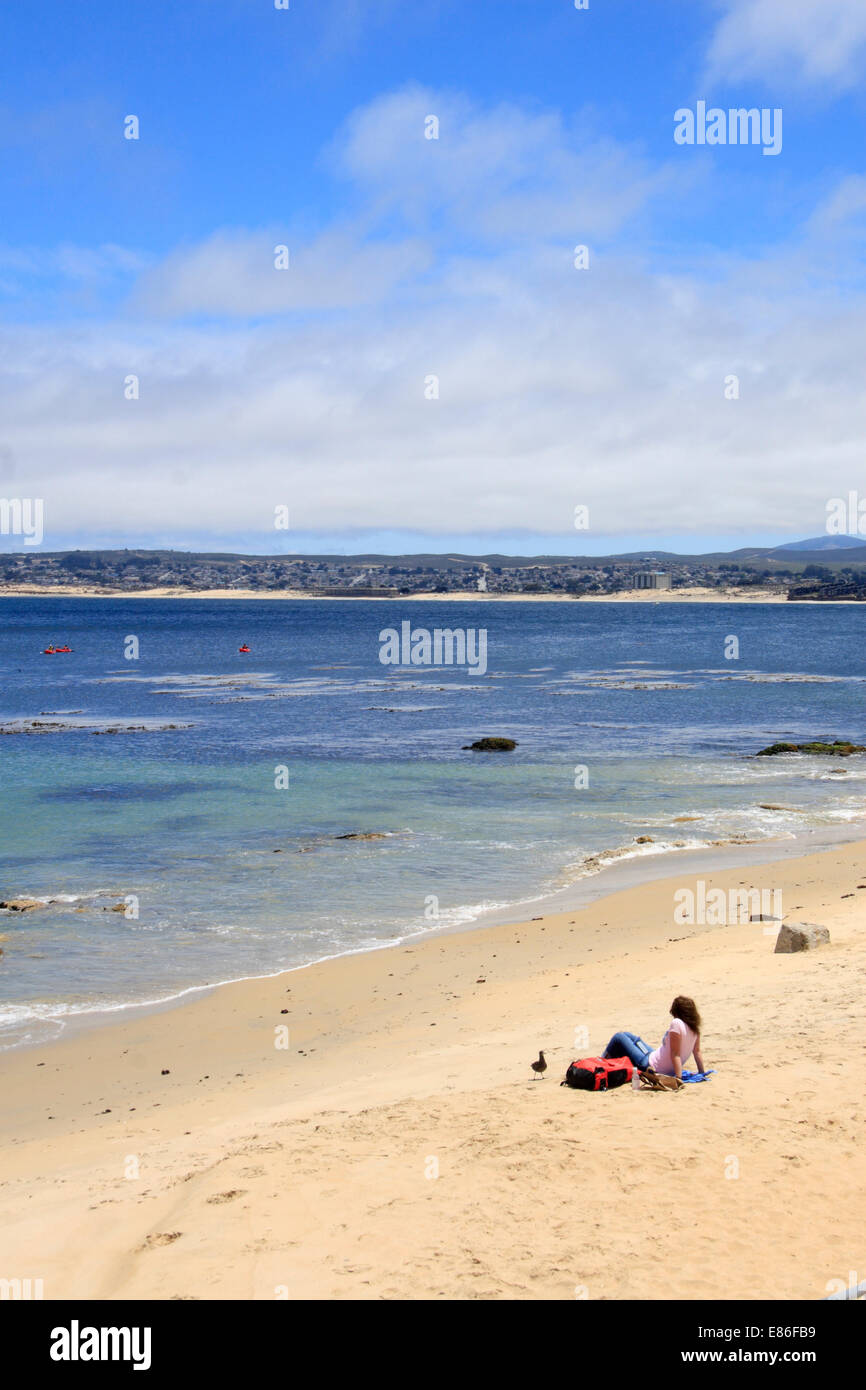 Monterey Beach, Pacific Coast, California, USA Stock Photo - Alamy