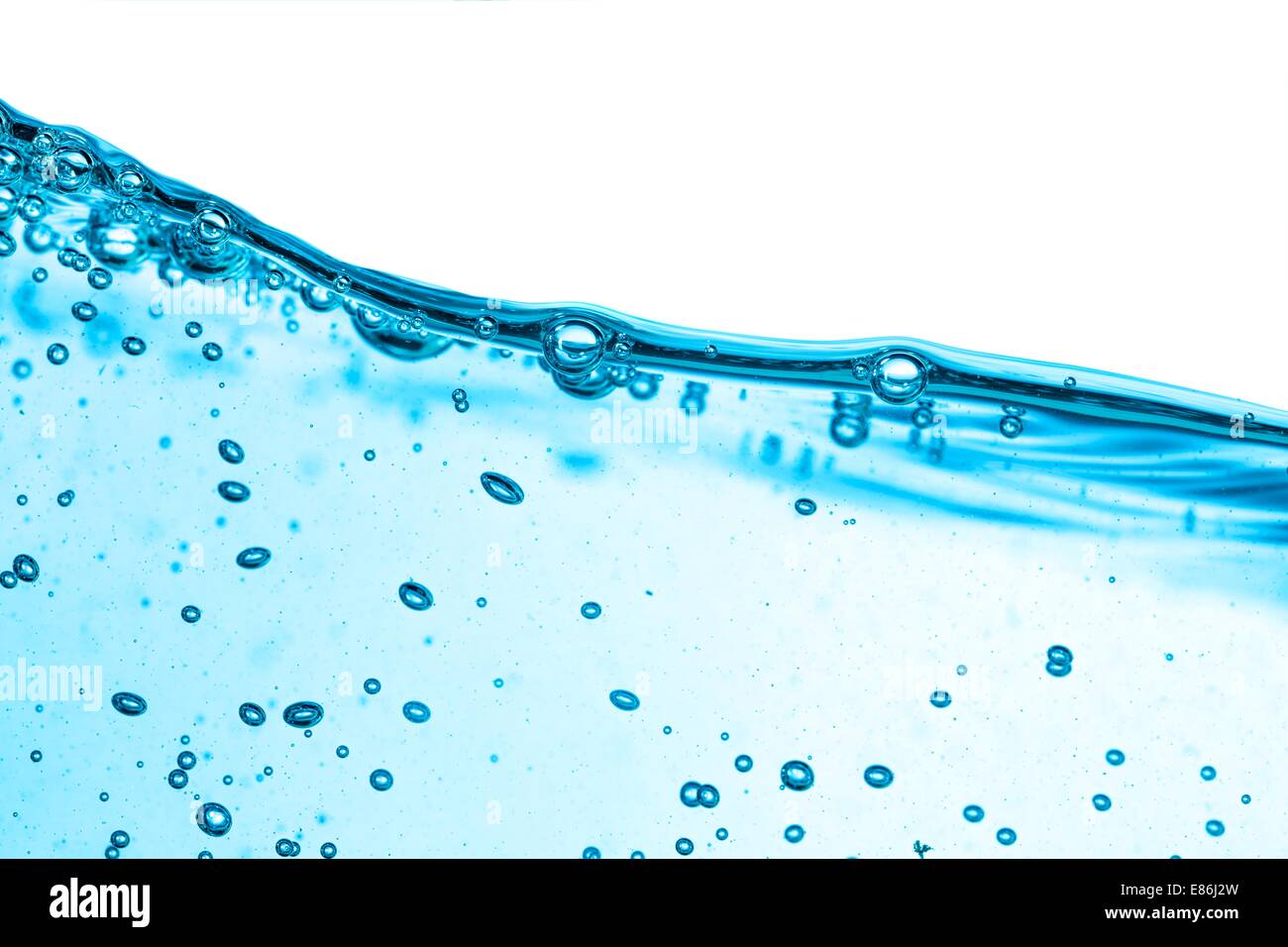 many bubbles in water close up Stock Photo - Alamy