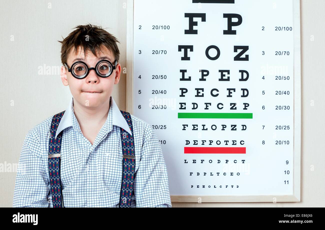 person wearing spectacles in an office at the doctor Stock Photo - Alamy
