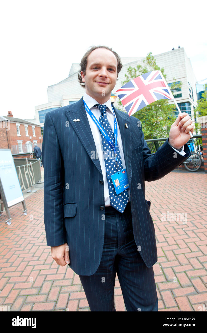 Birmingham, West Midlands, UK. 1st October, 2014. Huw Bell Prospective ...