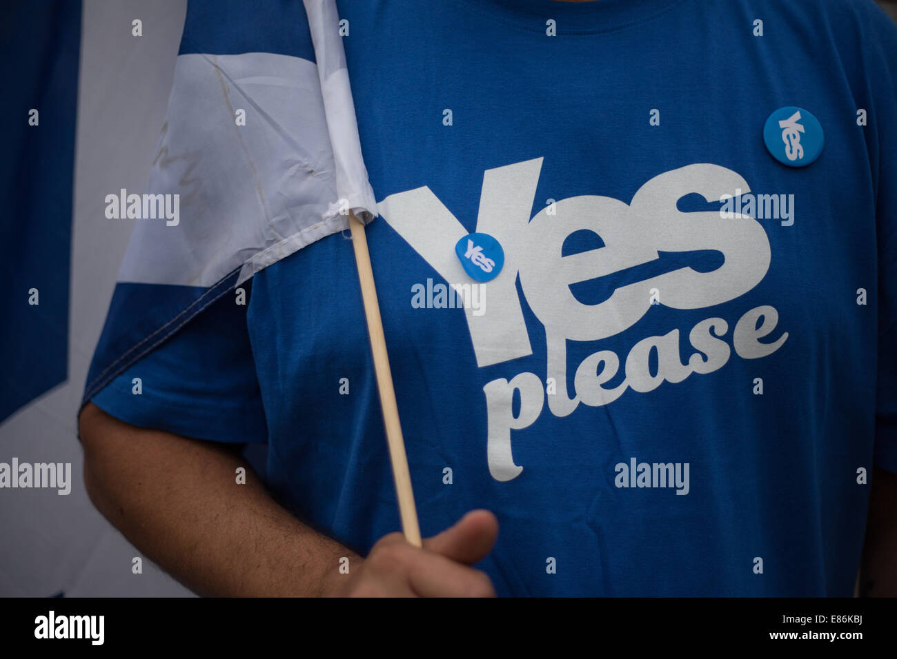 Scottish independence yes hi-res stock photography and images - Alamy