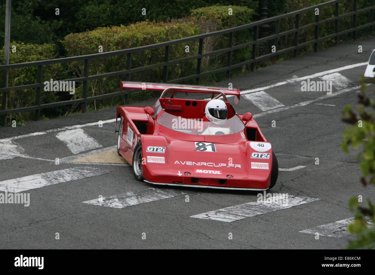 Cars racing at the Angouleme around the Ramparts race meeting 2014 at ...