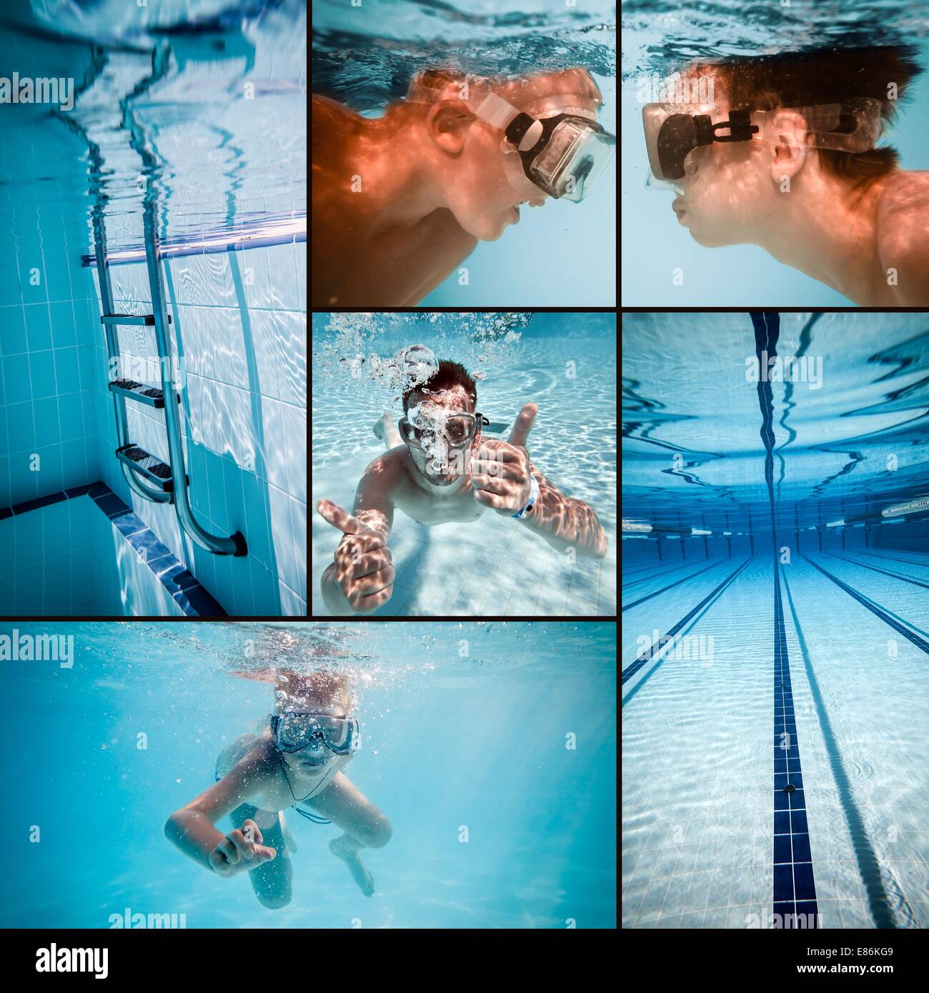 Ladder pool under water hi-res stock photography and images - Alamy