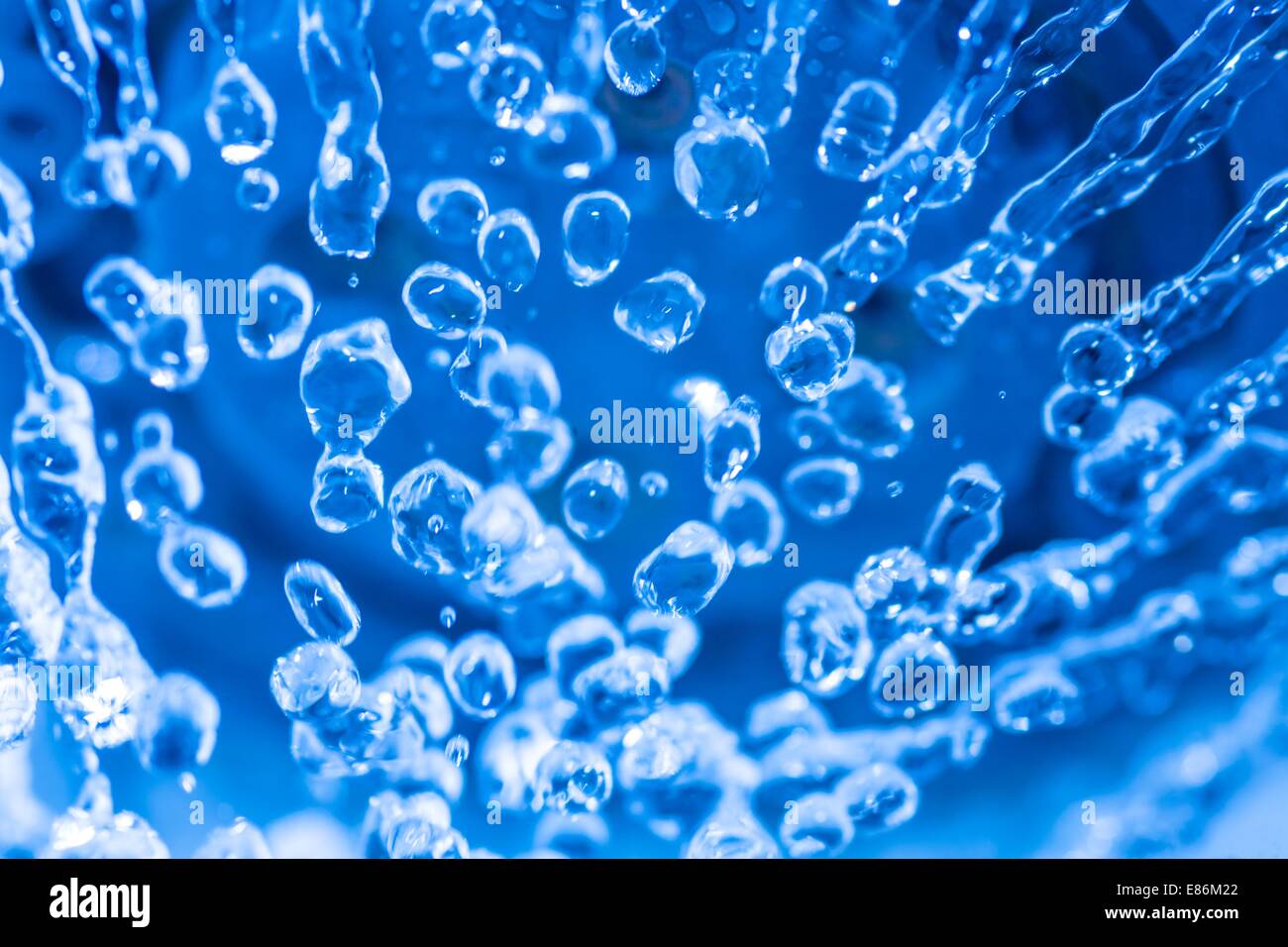 Shower and flying water drops Stock Photo - Alamy
