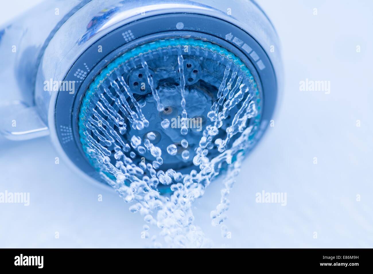 Shower and flying water drops Stock Photo - Alamy
