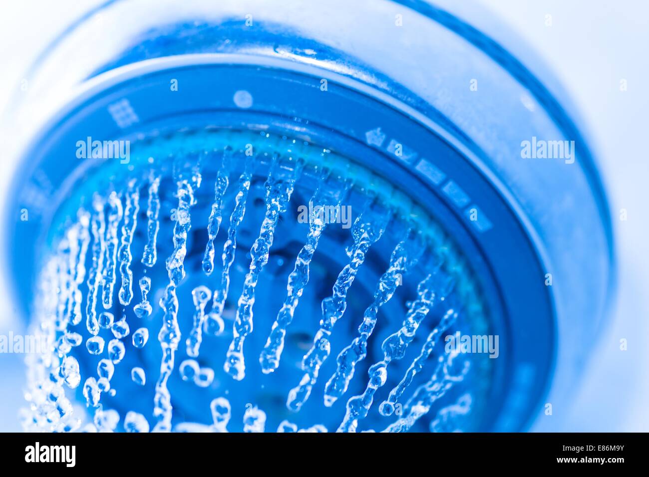 Shower and flying water drops Stock Photo - Alamy