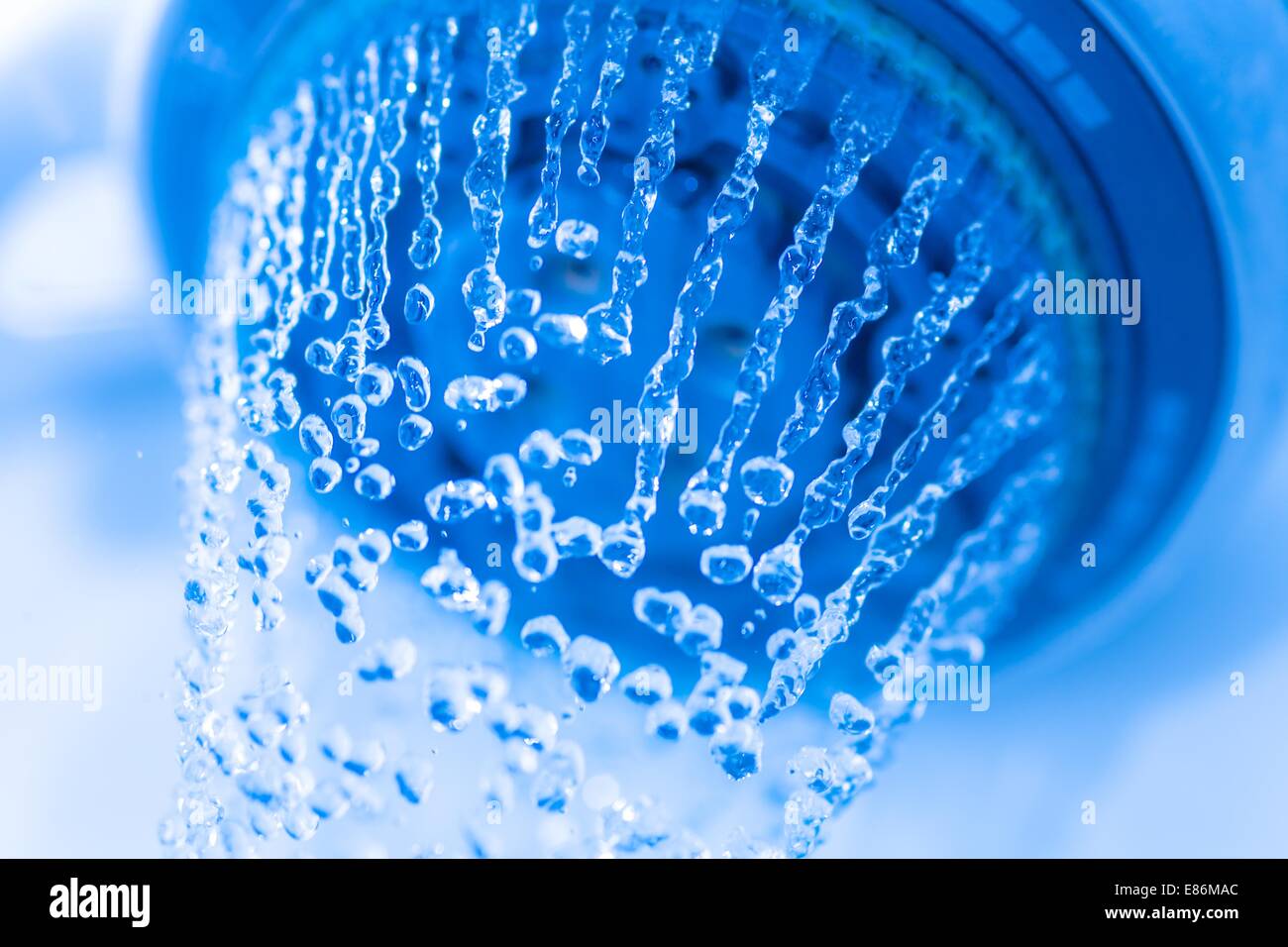 Shower and flying water drops Stock Photo - Alamy