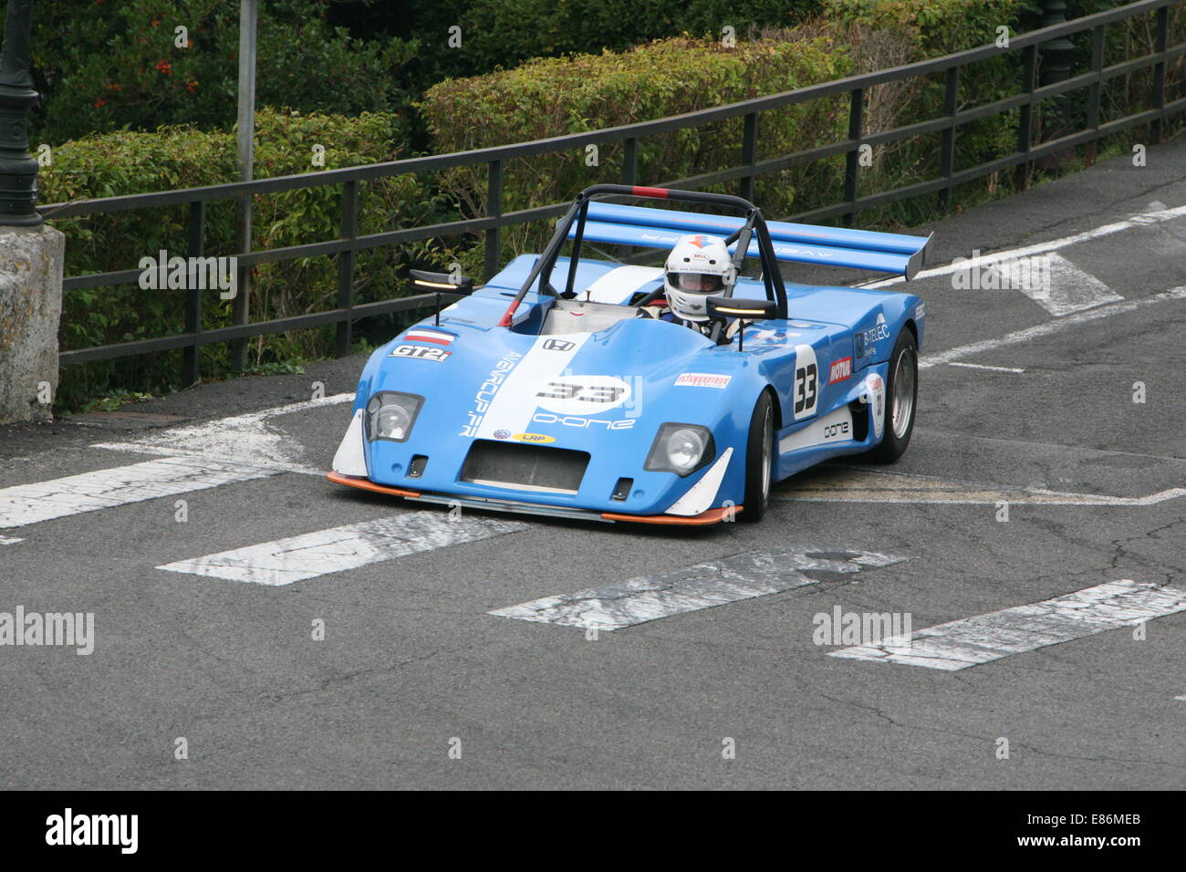 Cars racing at the Angouleme around the Ramparts race meeting 2014 at ...