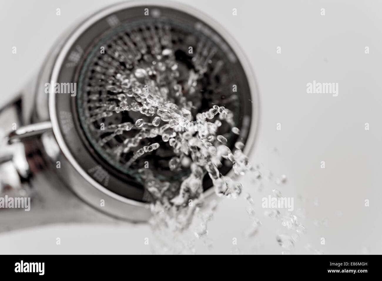 Shower and flying water drops Stock Photo - Alamy
